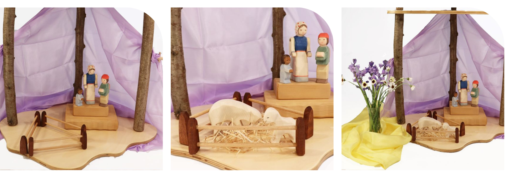Creating a Spring seasonal table. - Honeybee Toys
